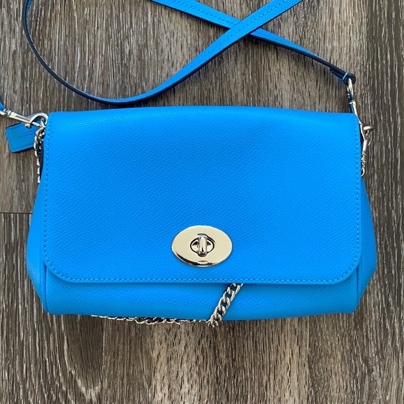 Coach | Bags | Coach Crossbody Turnlock Clutch | Poshmark